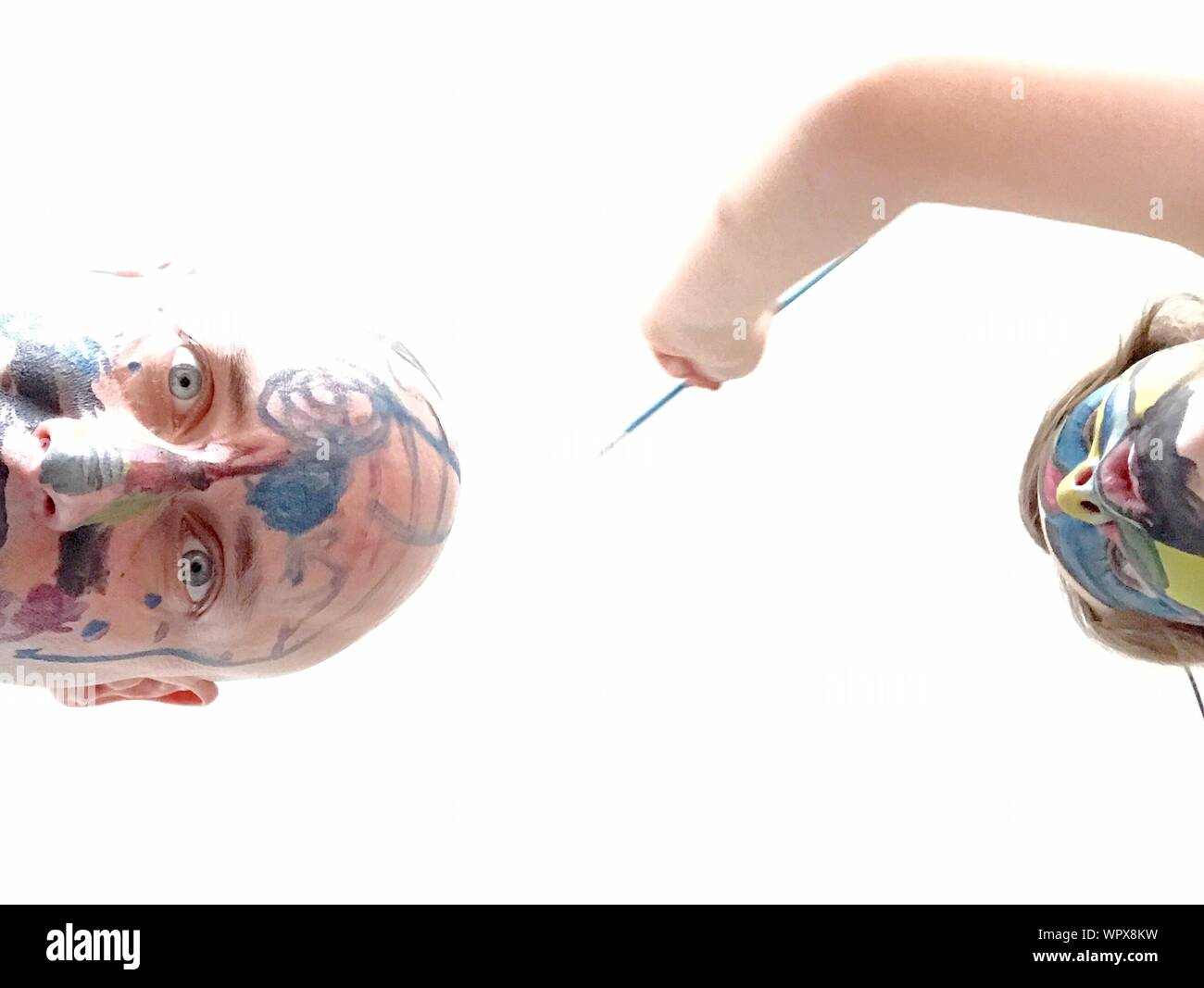 Face painting girl hi-res stock photography and images - Alamy