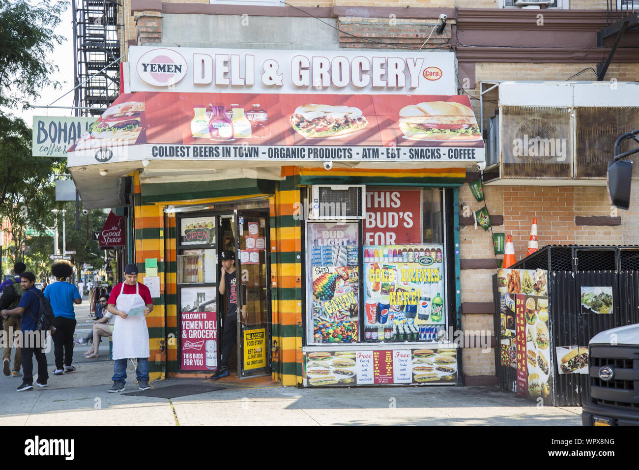 Neighborhood new york bed stuy people hi-res stock photography and ...