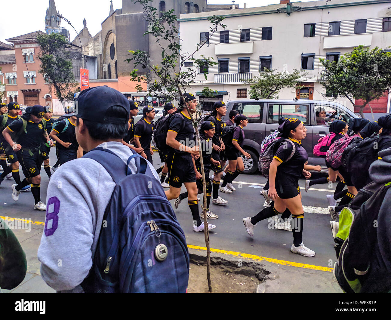 streets of the Peruvian capital Lima Peru Stock Photo - Alamy