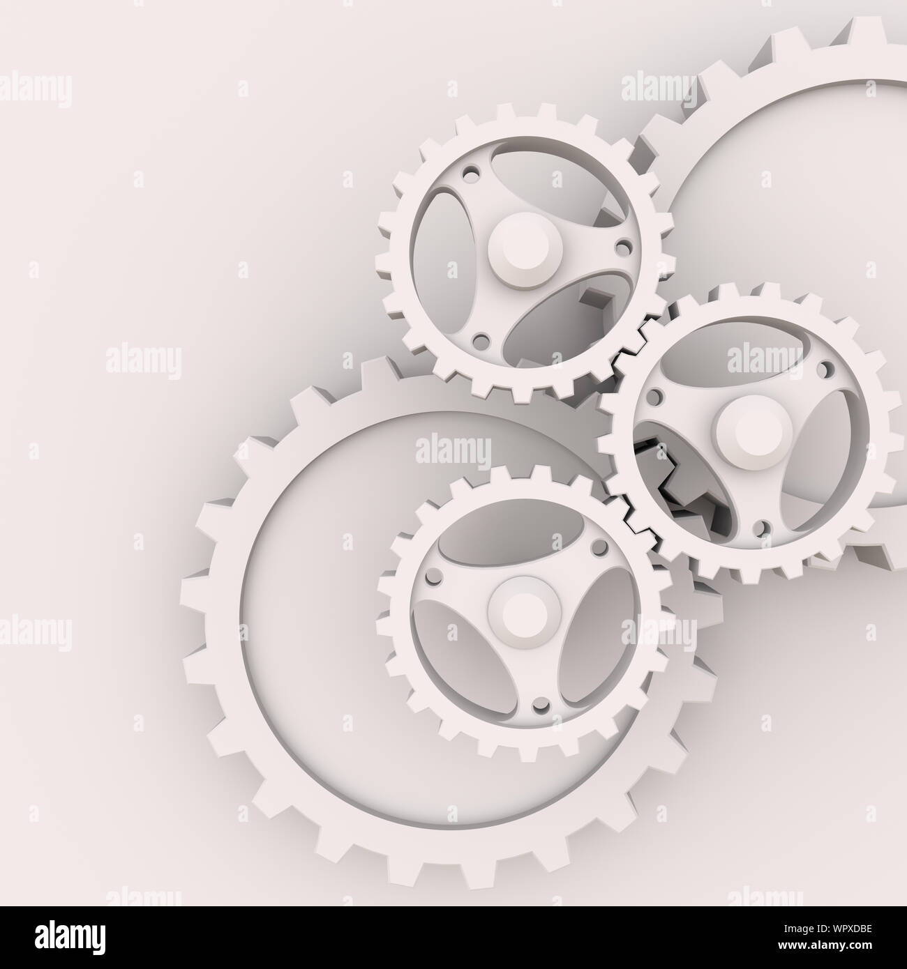 Color Gears White Stock Photo - Alamy
