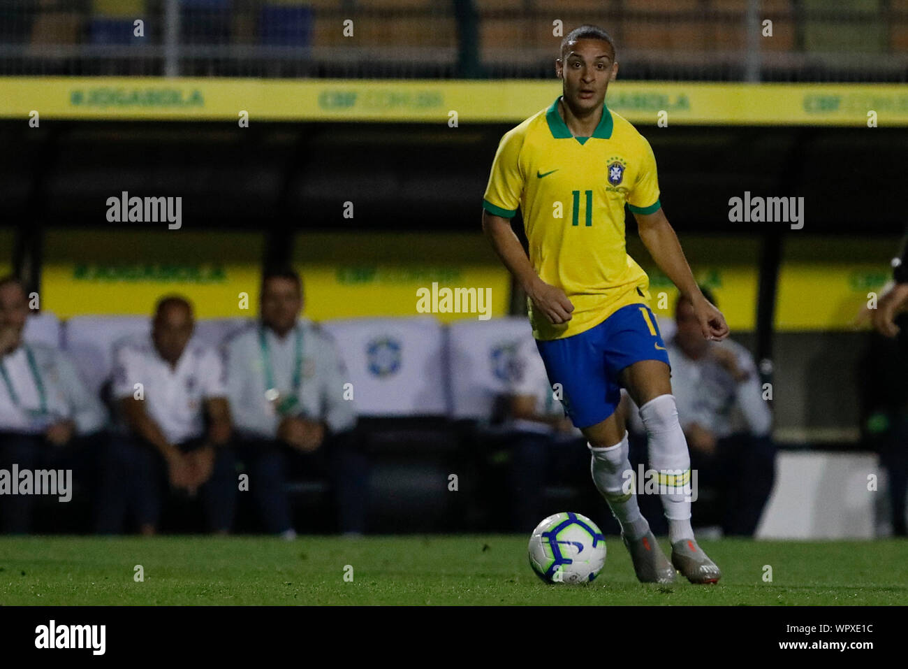 SÃO PAULO, SP - 09.09.2019: BRASIL X CHILE - Anthony during the match ...
