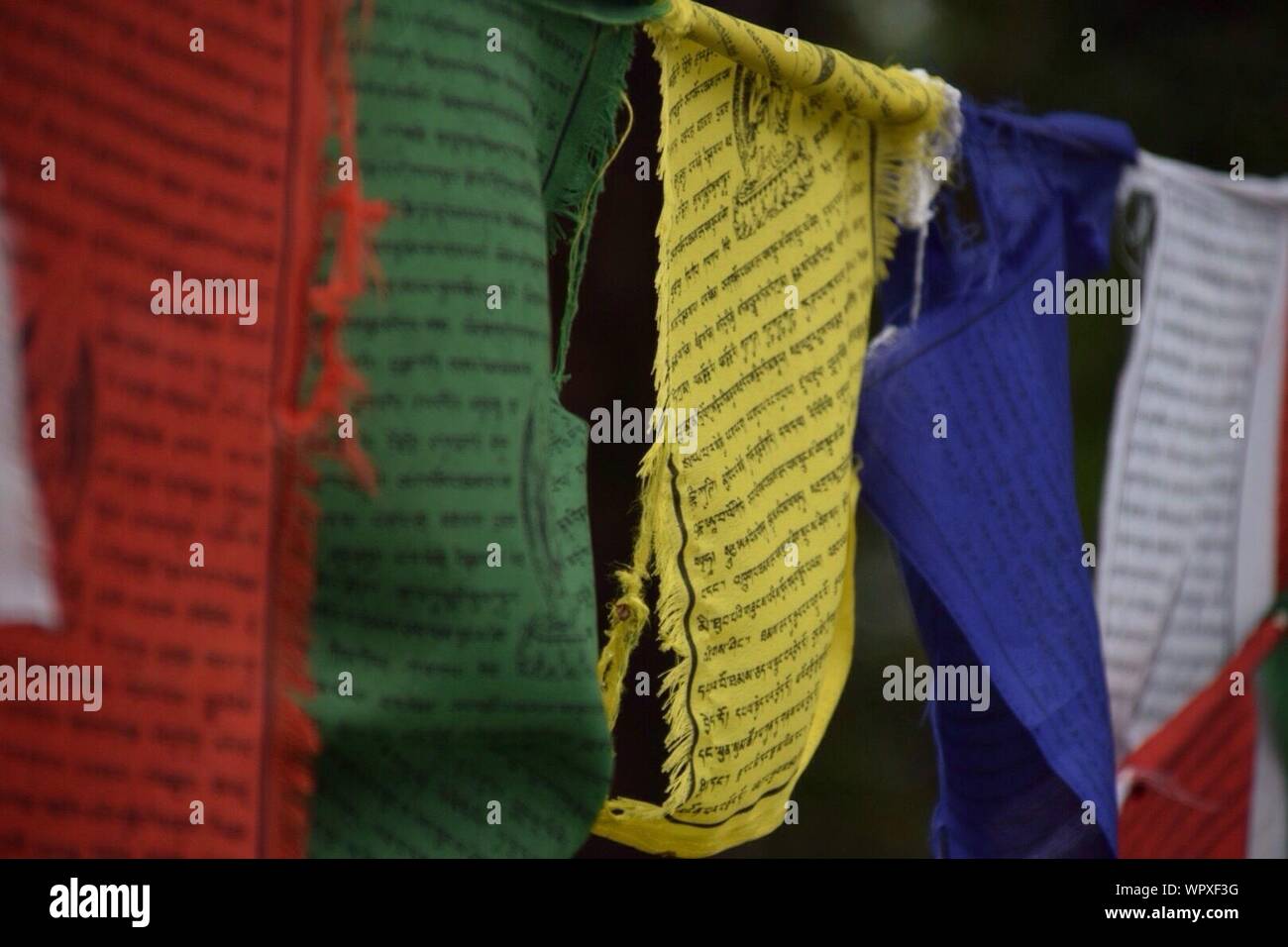 Colorful Tibetan Prayer Flags Stock Photo - Alamy Colorful Tibetan Prayer Flags Stock Photo - Alamy