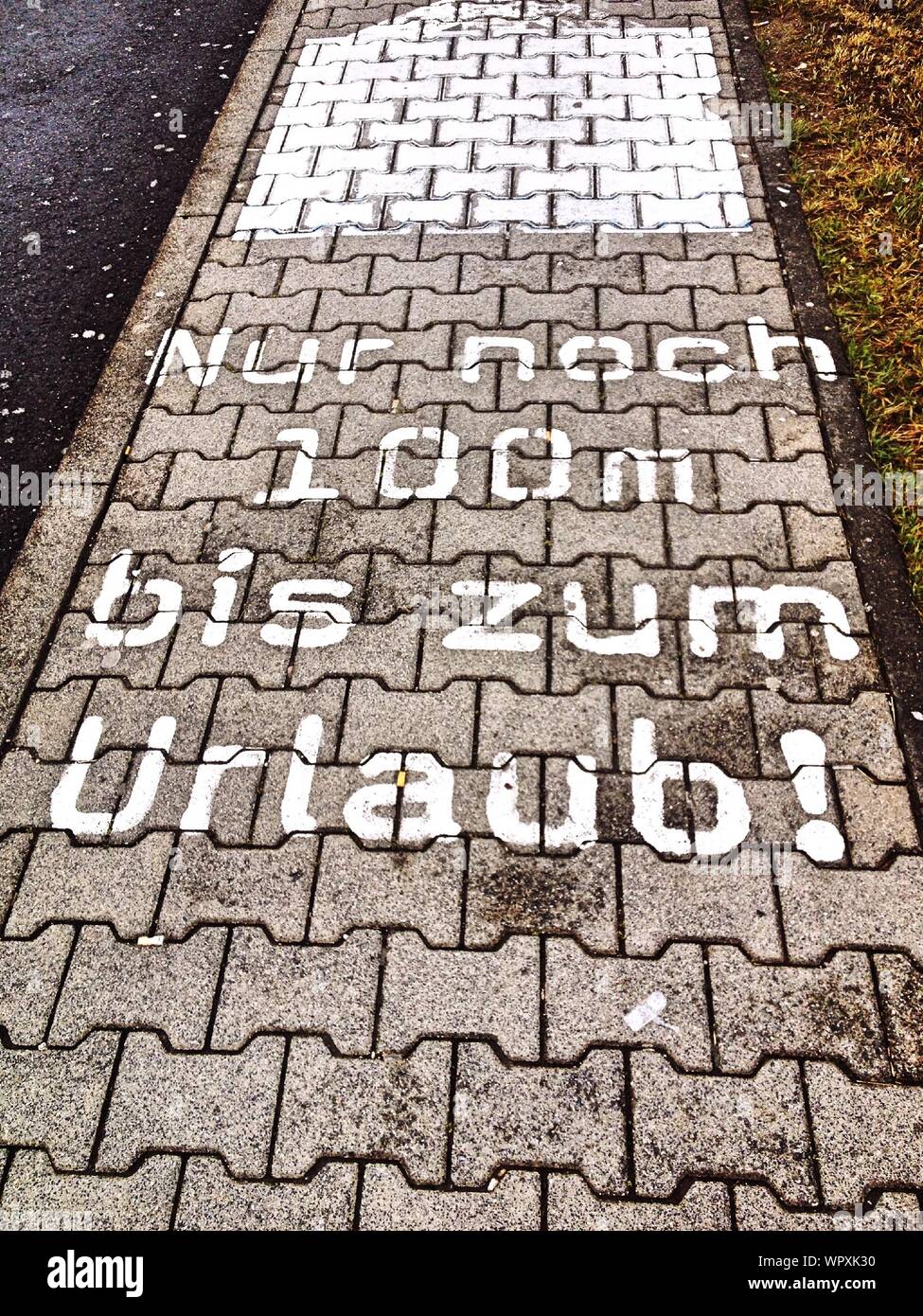 Written pavement hi-res stock photography and images - Alamy