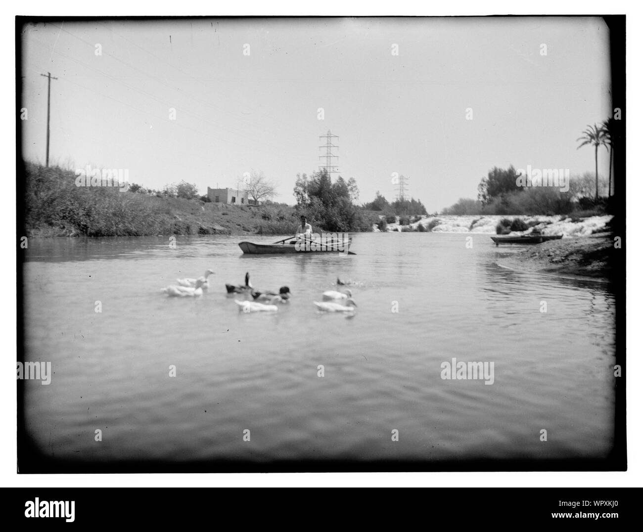 Rowboat on lake Cut Out Stock Images & Pictures - Alamy