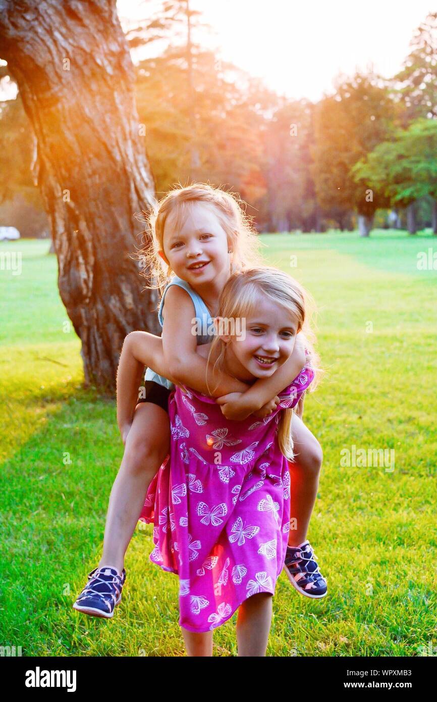Two playing girls hi-res stock photography and images - Alamy