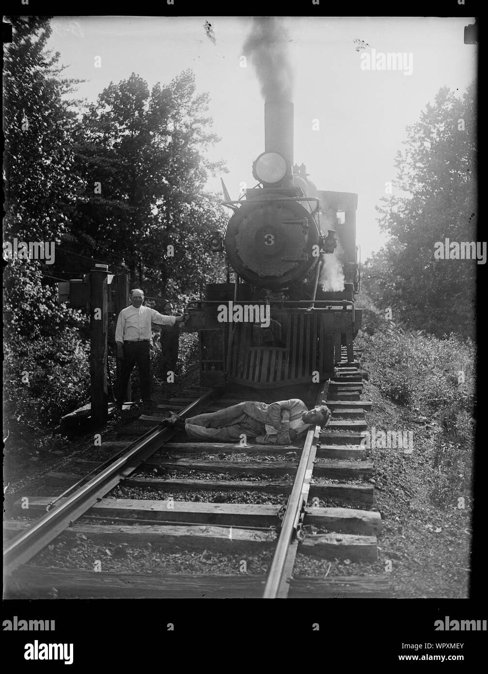 Man tracks Black and White Stock Photos & Images - Alamy