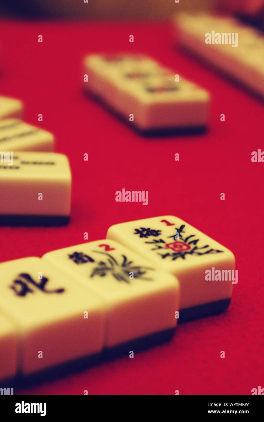 Games mahjong hi-res stock photography and images - Alamy