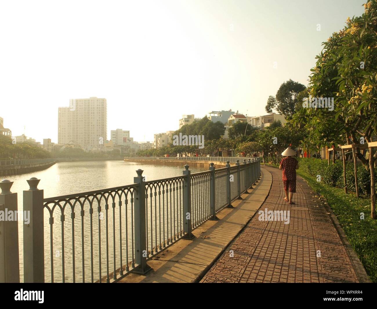 Asian walking river hi-res stock photography and images - Alamy