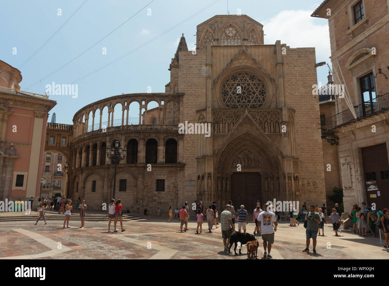 Basilica of the assumption of our lady of valencia hi-res stock ...