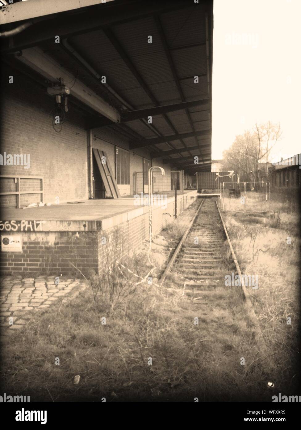 Abandoned Railroad Station Stock Photo - Alamy