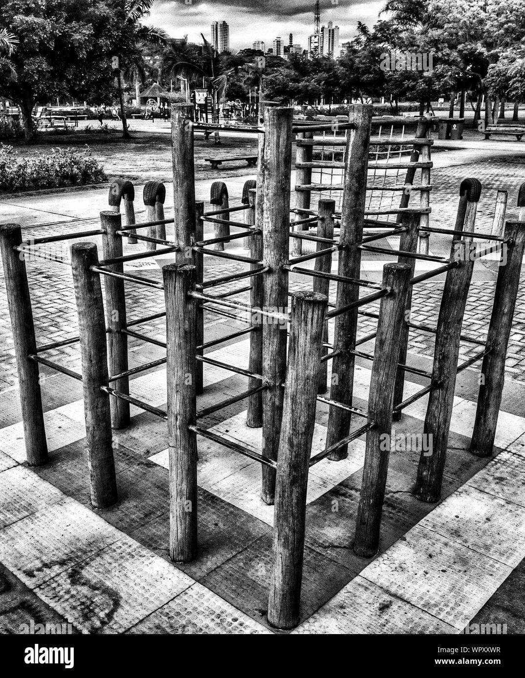 Pole poles Black and White Stock Photos & Images - Alamy