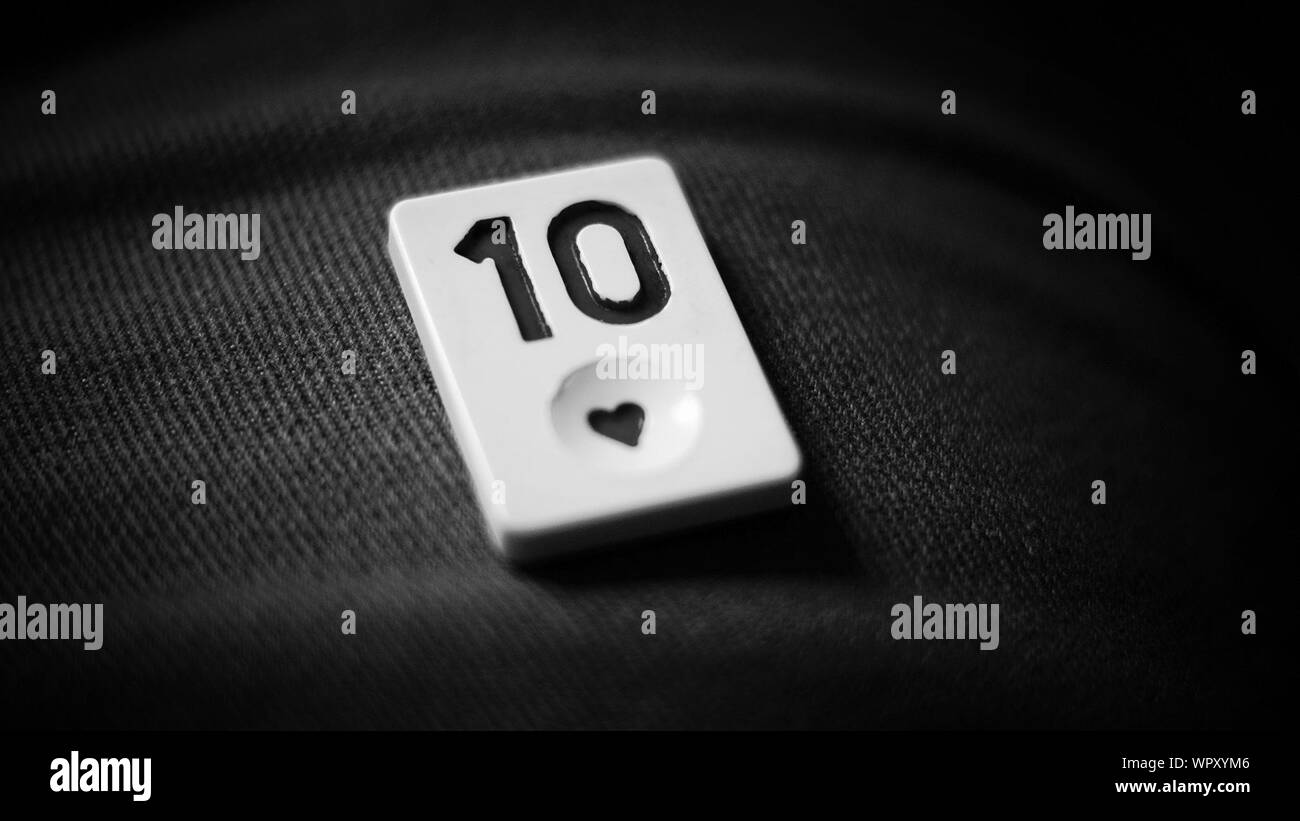 Number single Black and White Stock Photos & Images - Alamy