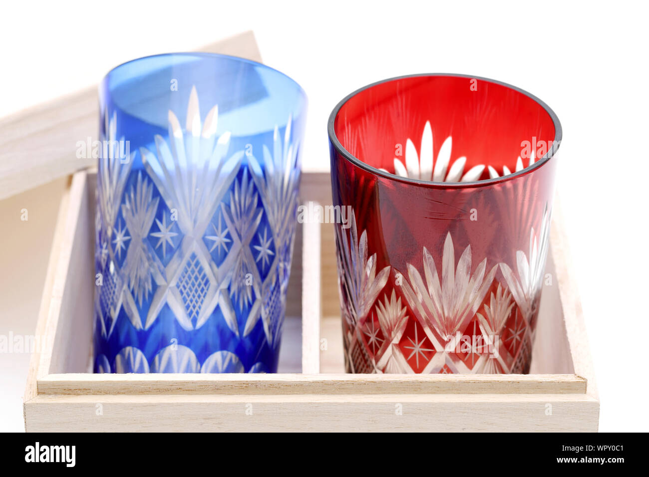 Edokiriko, This is Japanese traditional cut glass Stock Photo - Alamy