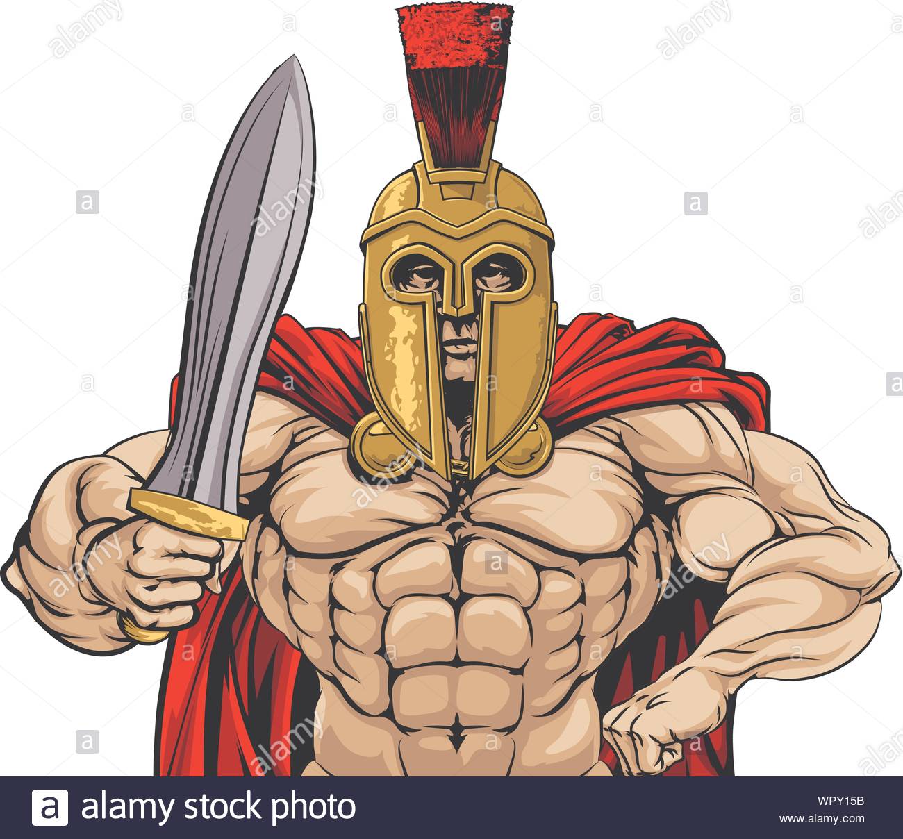 Roman Gladiator Drawing High Resolution Stock Photography and Images ...