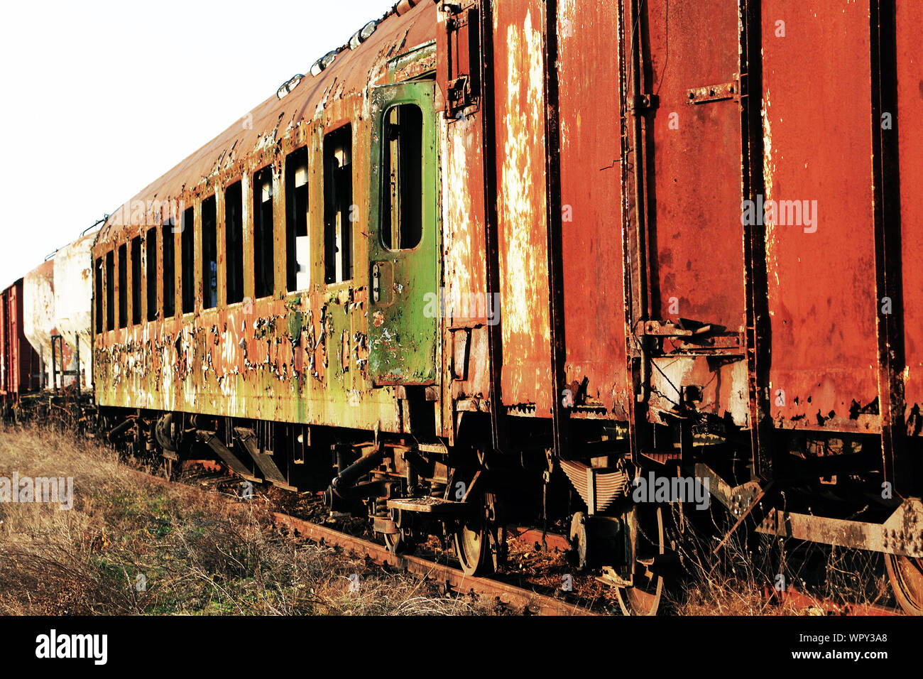 Abandoned train rail hi-res stock photography and images - Alamy