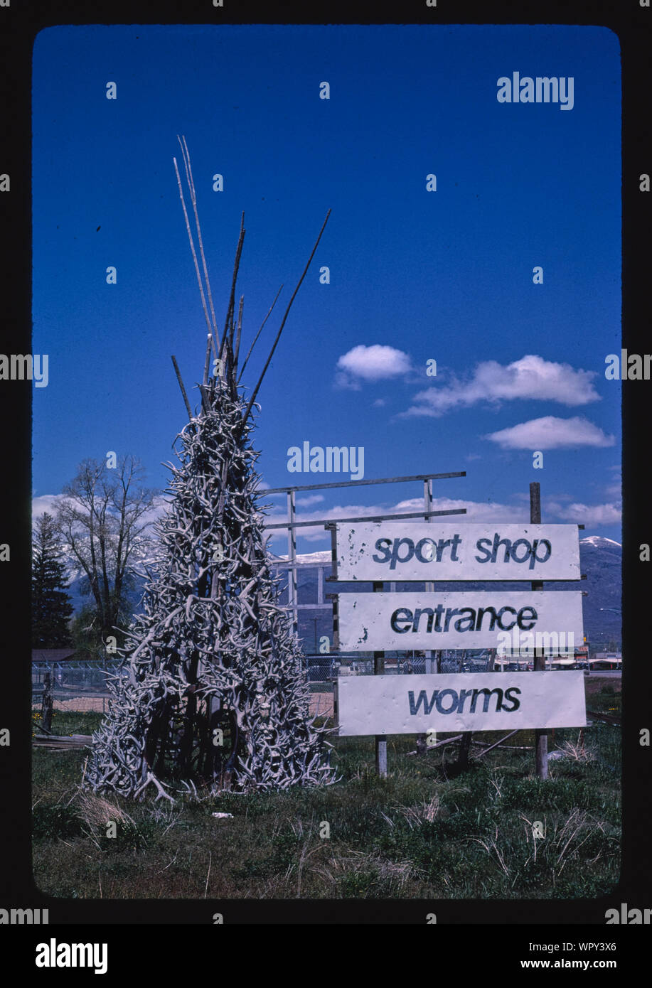 Mangum's Sports Shop, teepee, Route 40, Heber City, Utah Stock Photo ...