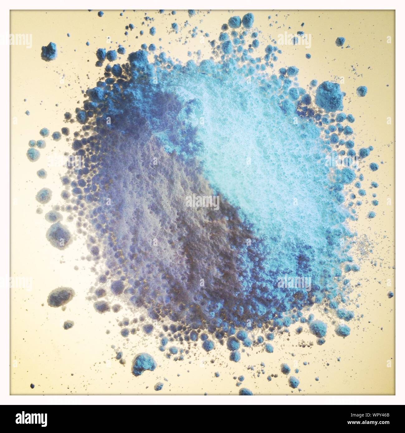 High blue powder Cut Out Stock Images & Pictures - Alamy