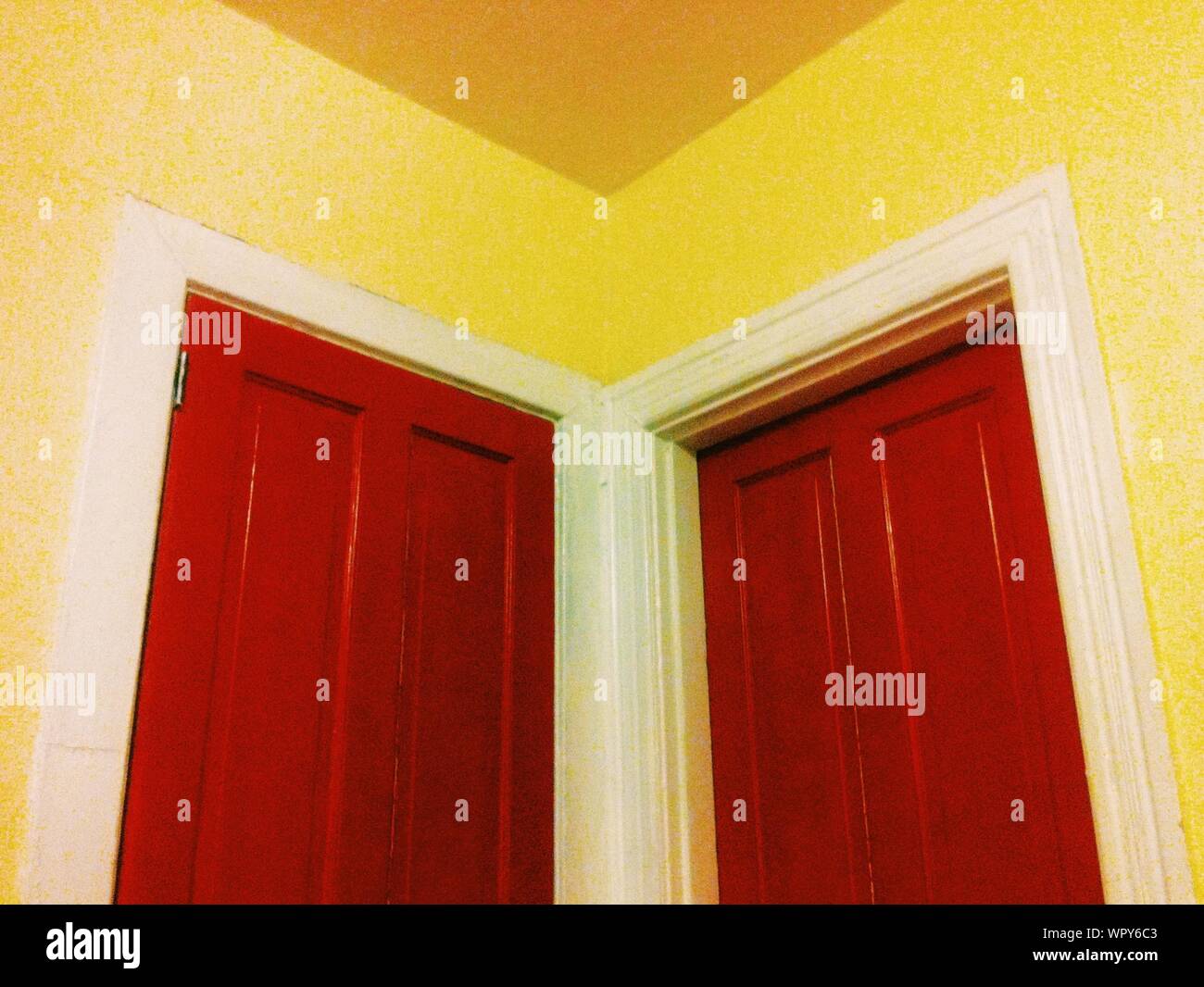 Two wood doors hi-res stock photography and images - Alamy