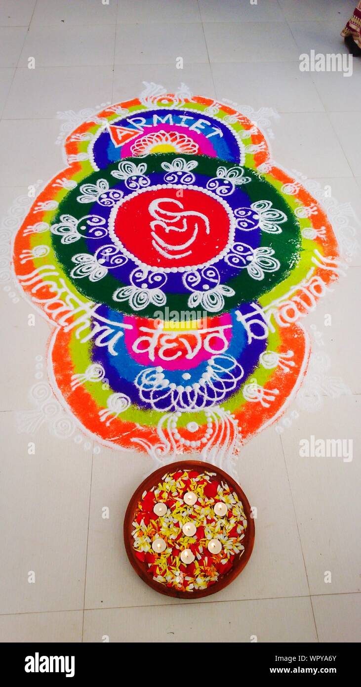 Floor design india hi-res stock photography and images - Alamy