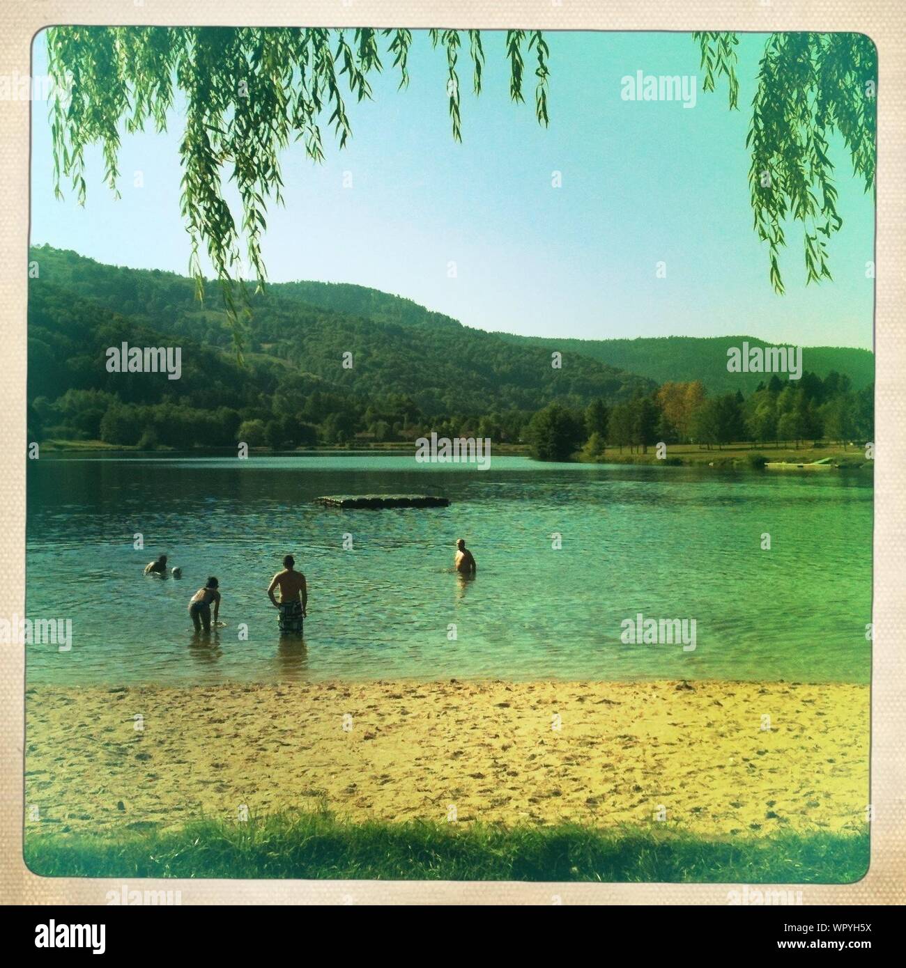 Nature bathing hi-res stock photography and images - Alamy