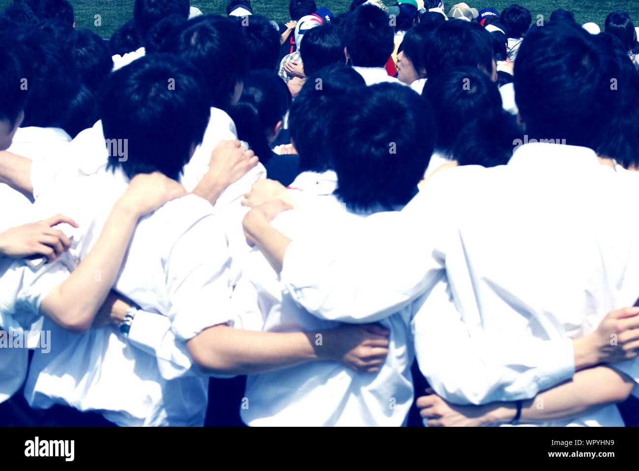 Huddle hi-res stock photography and images - Alamy