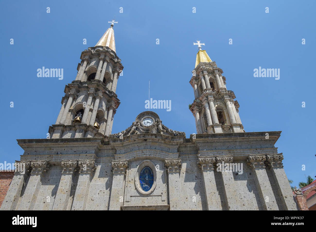 San Francisco Parish, in Chapala Lake, Jalisco, Mexico Stock Photo - Alamy