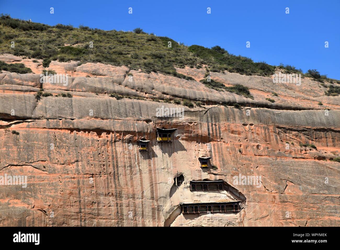 One of the small cave temple in Matisi, the Horse Hoof Temple, near ...