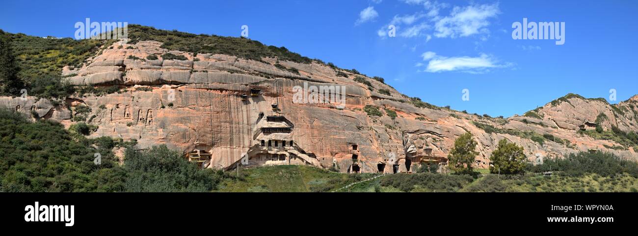One of the small cave temple in Matisi, the Horse Hoof Temple, near ...