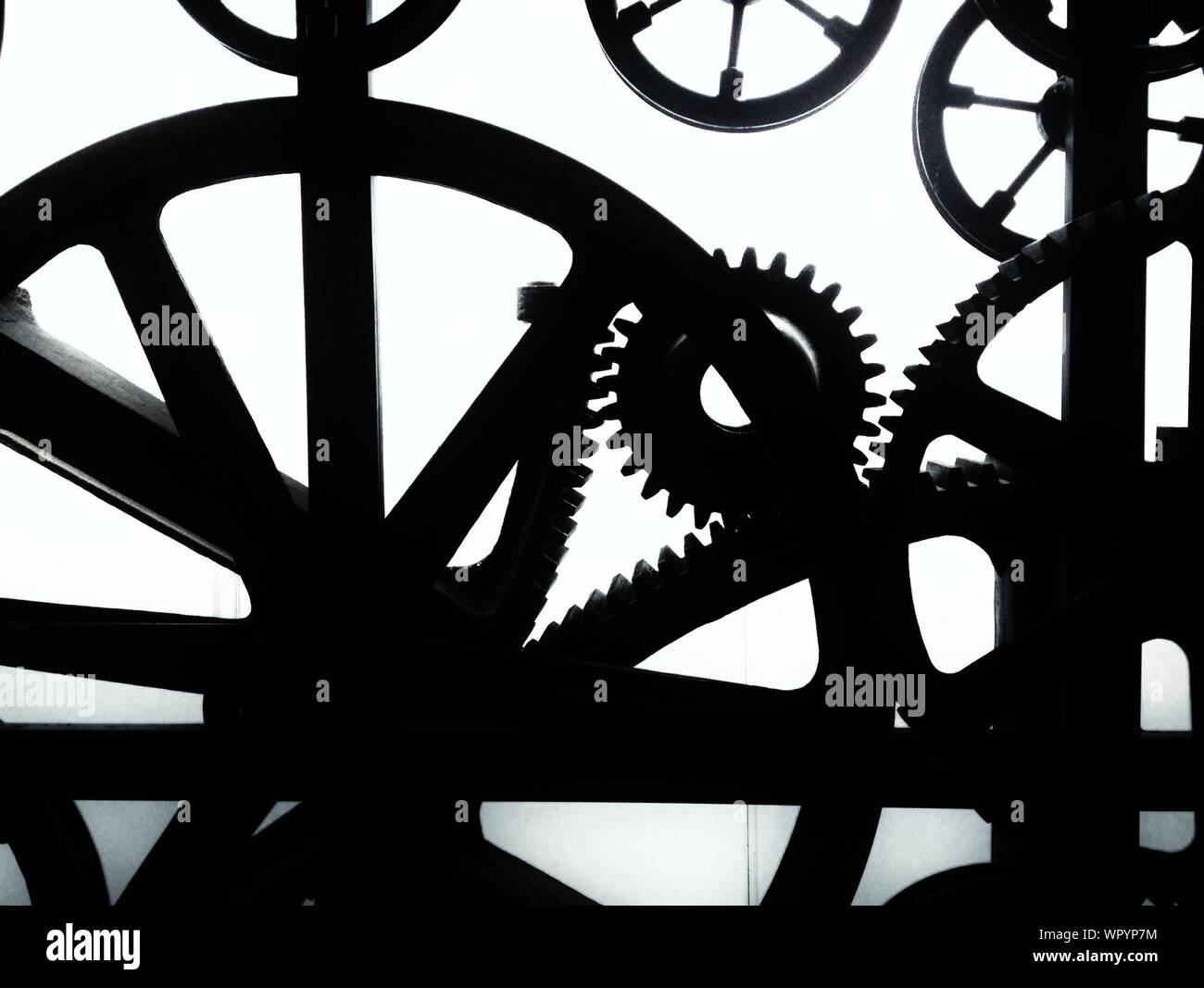 Machine silhouette hi-res stock photography and images - Alamy