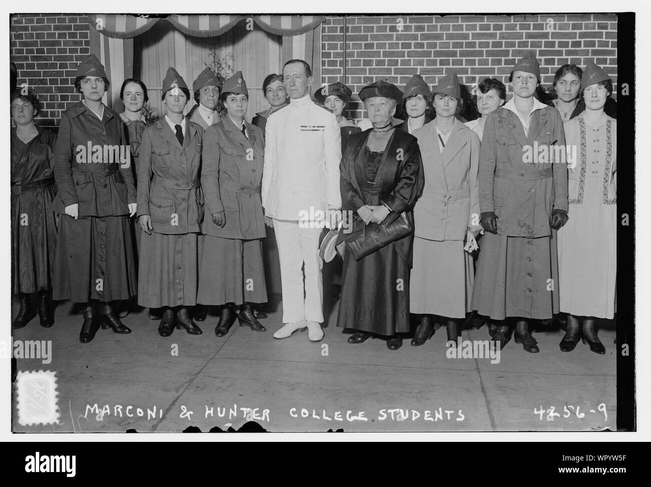 Marconi & Hunter College students Stock Photo - Alamy