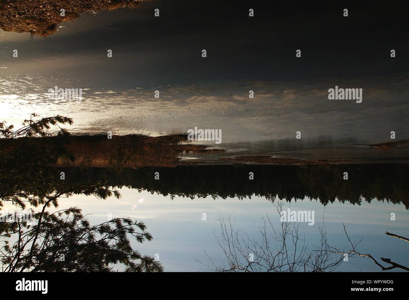 Shiny lake dusk hi-res stock photography and images - Alamy