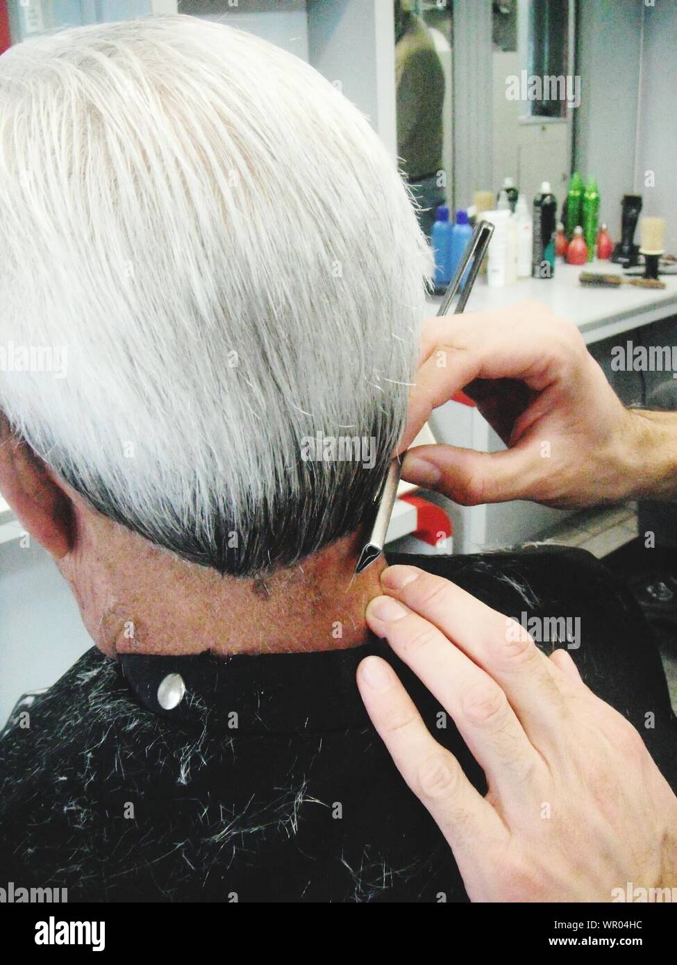 Barber shop customer hi-res stock photography and images - Alamy