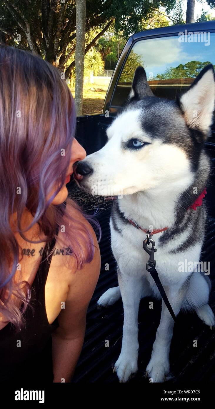 Woman husky hi-res stock photography and images - Alamy