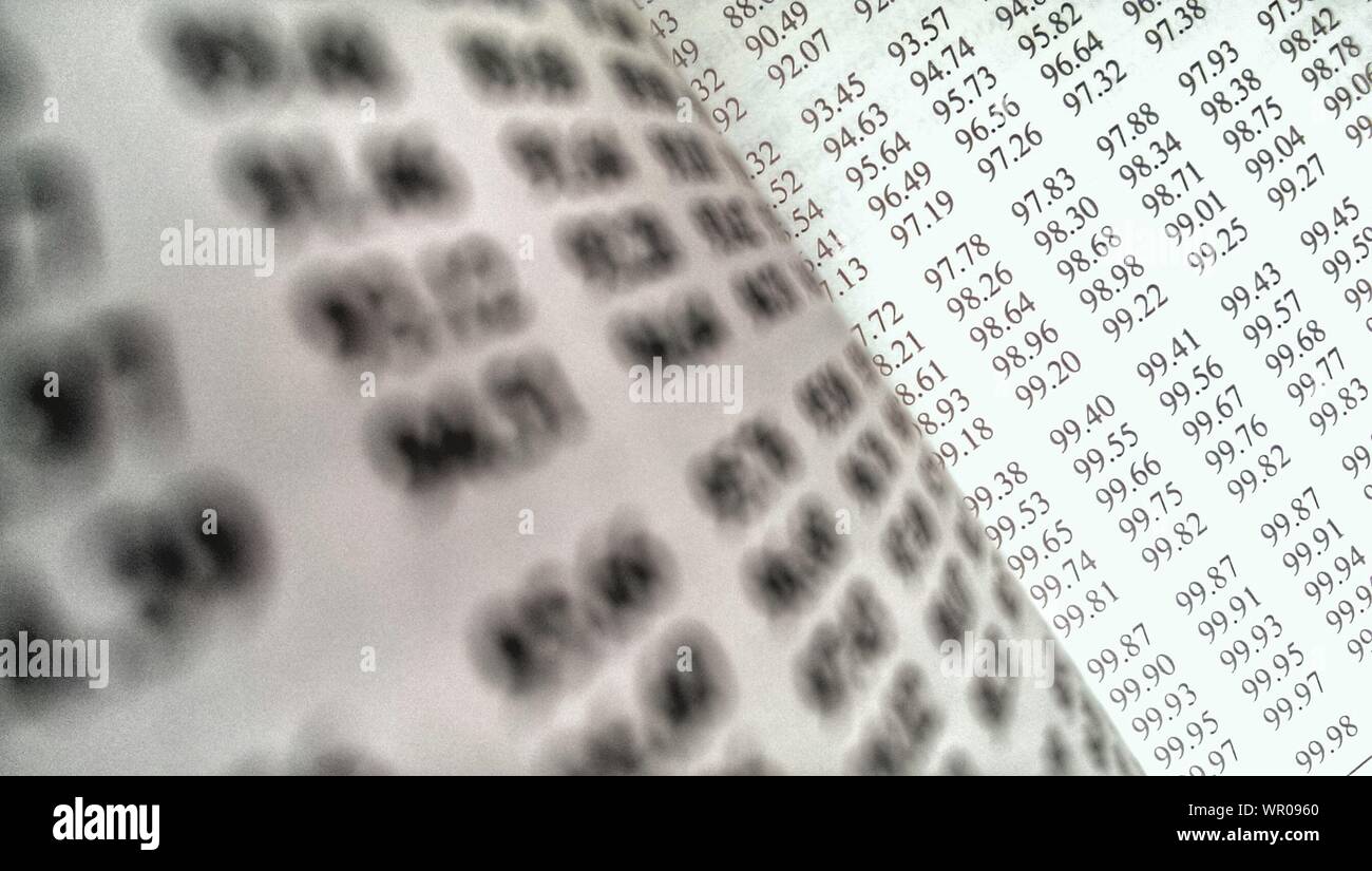 Book about numbers hi-res stock photography and images - Alamy