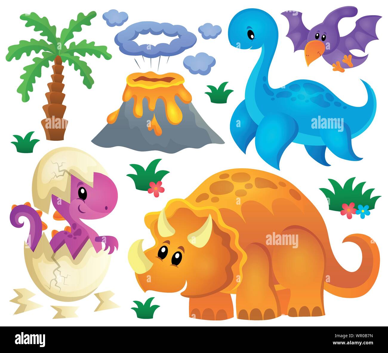 Dinosaur mountain Cut Out Stock Images & Pictures - Alamy