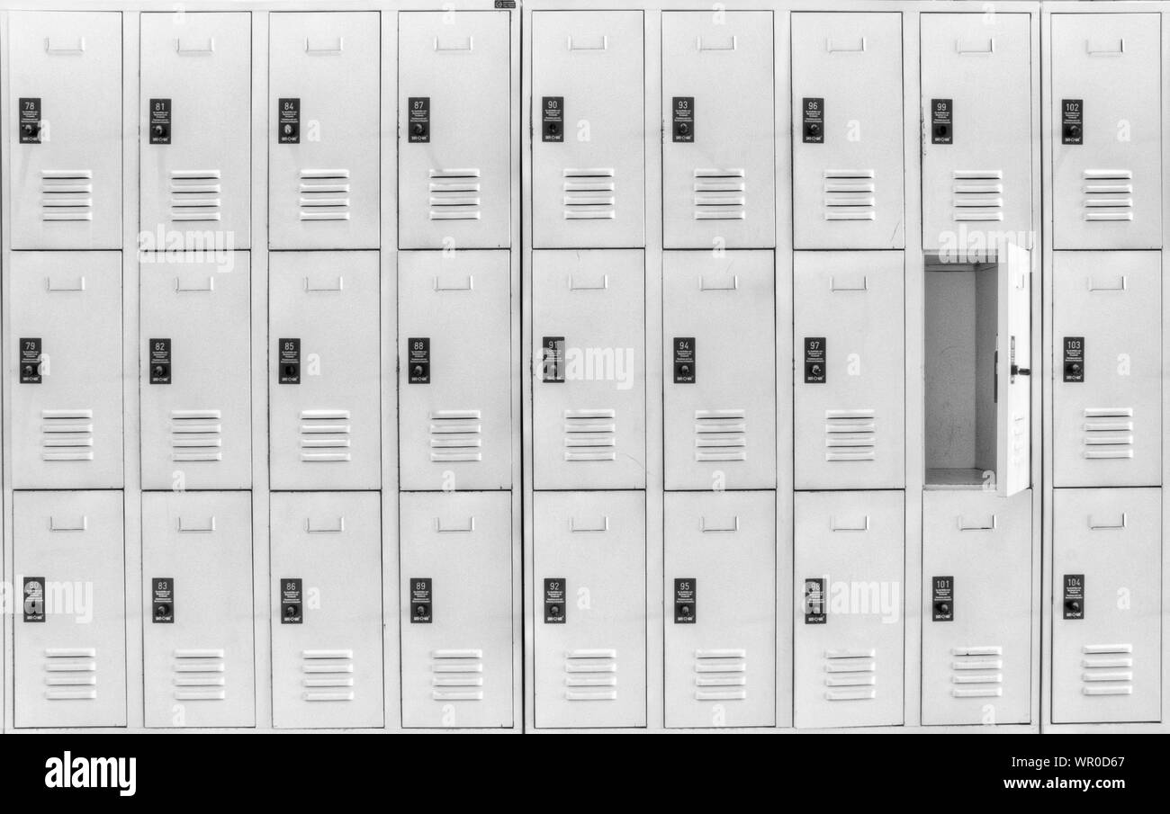 Side locker Black and White Stock Photos & Images - Alamy
