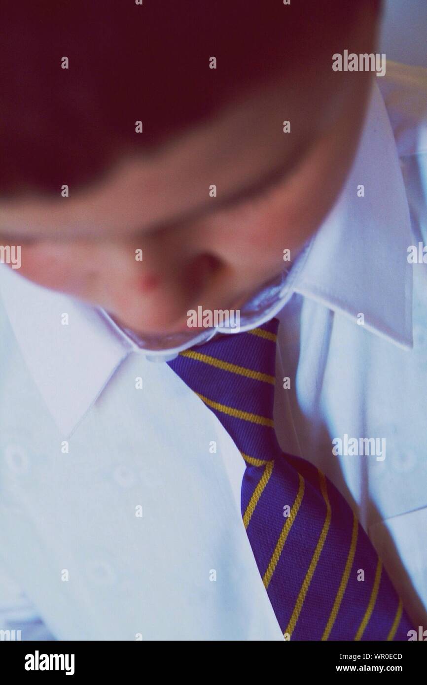 Boy shirt and tie hi-res stock photography and images - Alamy