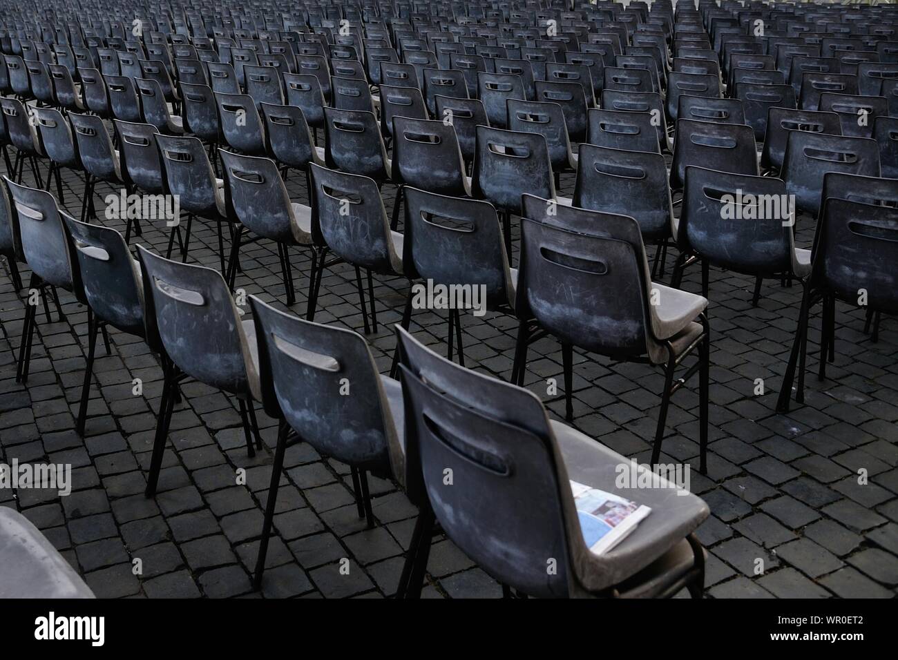 Pavement chairs hi-res stock photography and images - Alamy