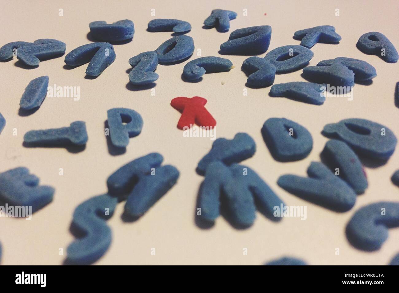 Red capital letters hi-res stock photography and images - Alamy