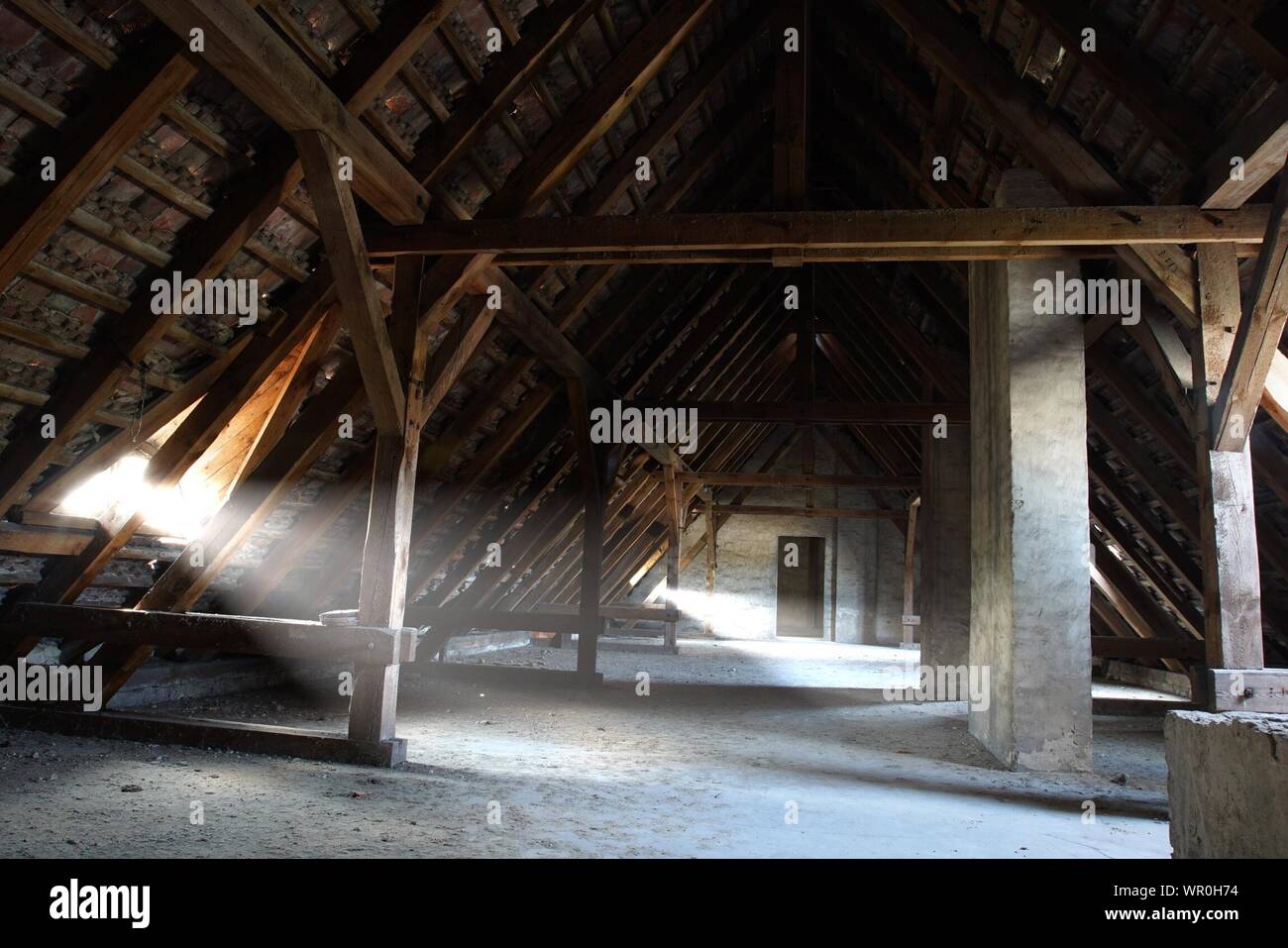 Window attic hi-res stock photography and images - Alamy
