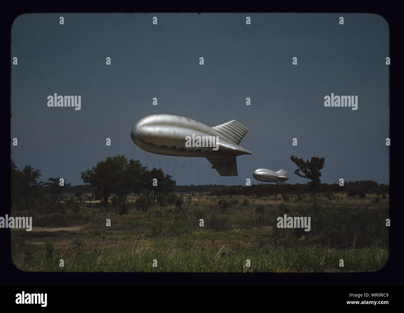 Marine Corps barrage balloons, Parris Island, S.C Stock Photo - Alamy