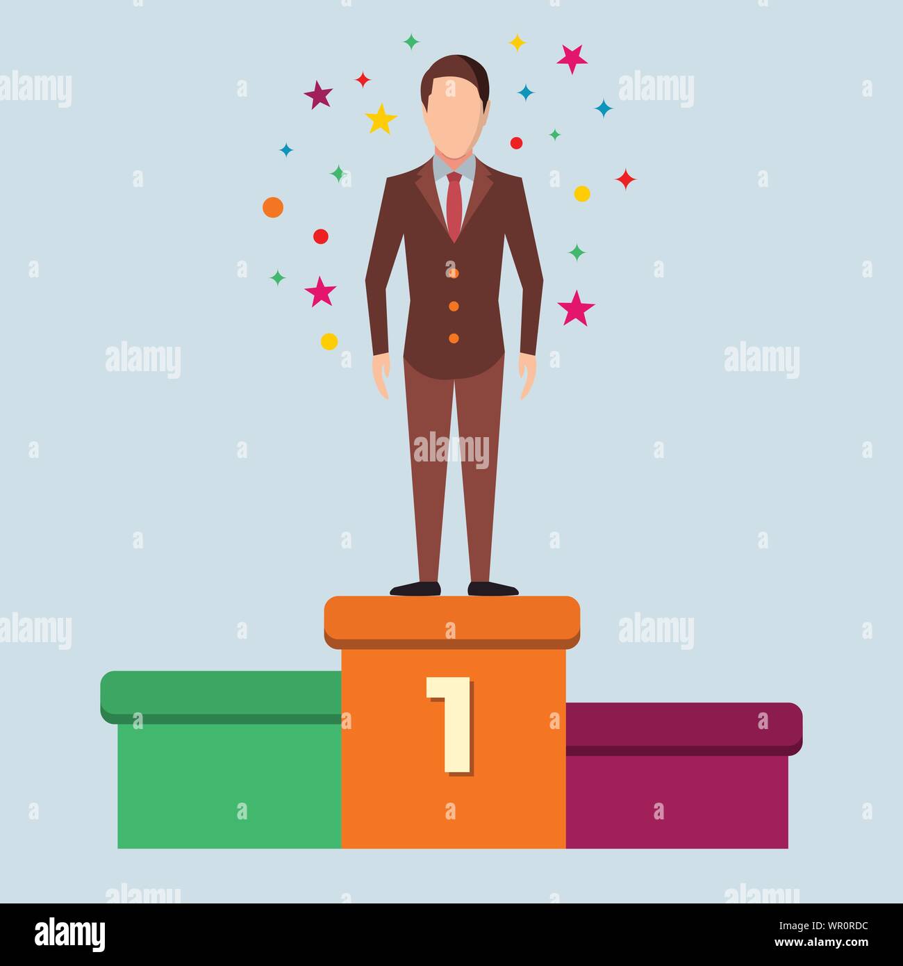 business winner concept vector illustration Stock Vector Image & Art ...