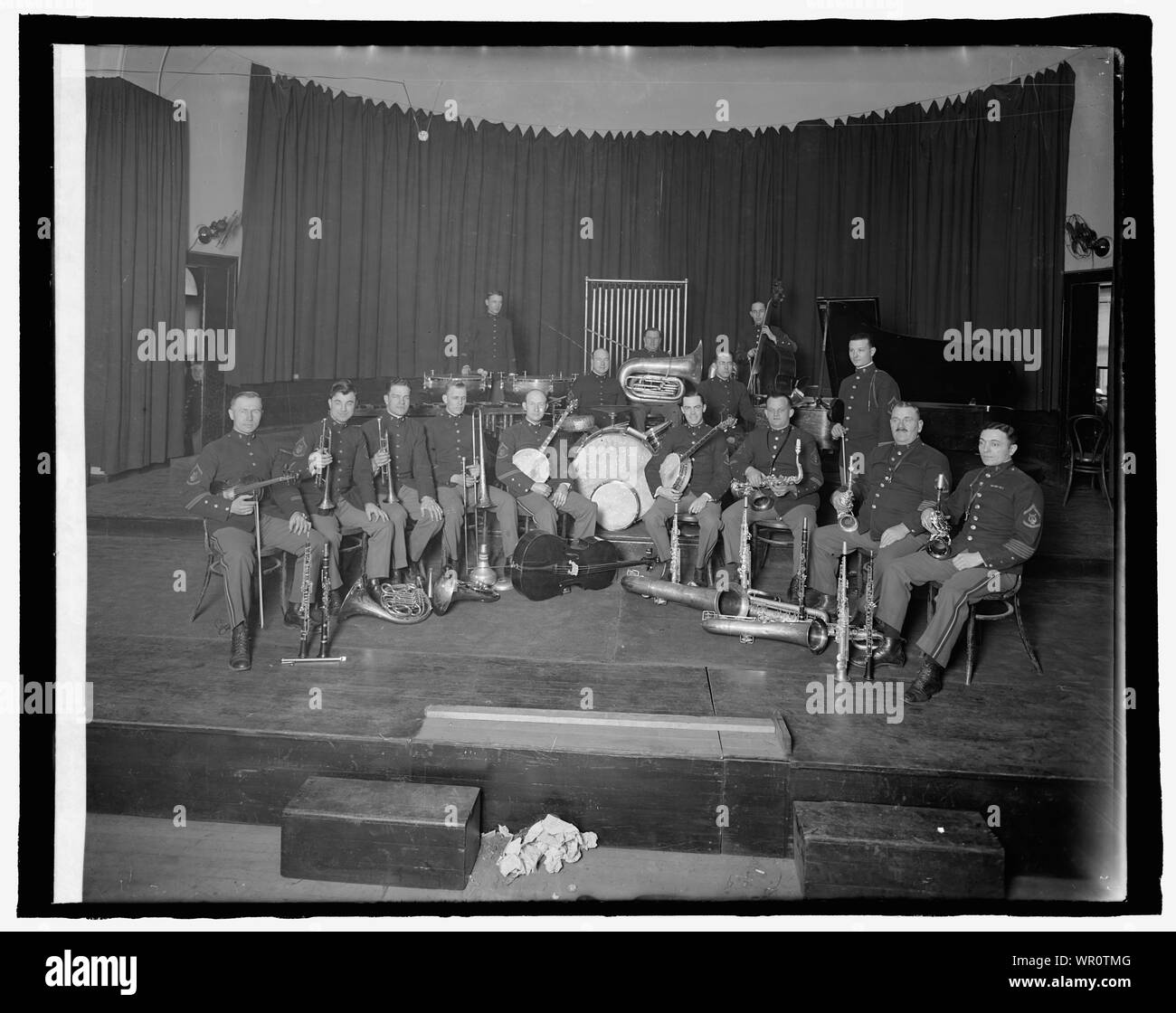 Live jazz band Black and White Stock Photos & Images - Alamy
