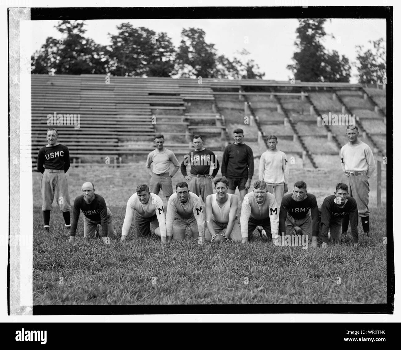 Marine football team, 8/24/23 Stock Photo - Alamy