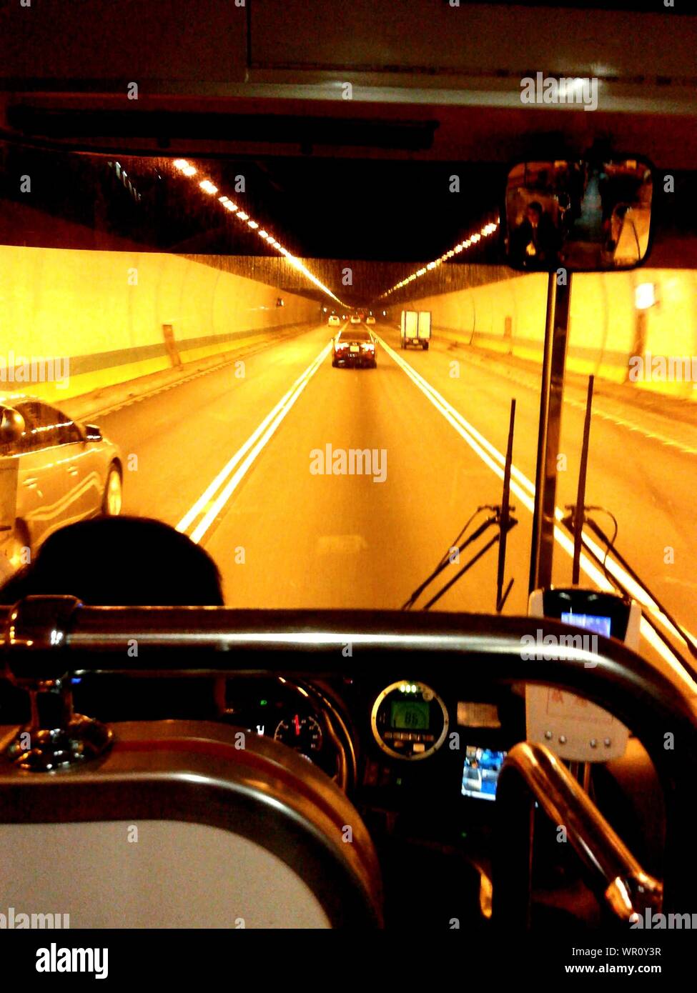 Bus in tunnel hi-res stock photography and images - Alamy