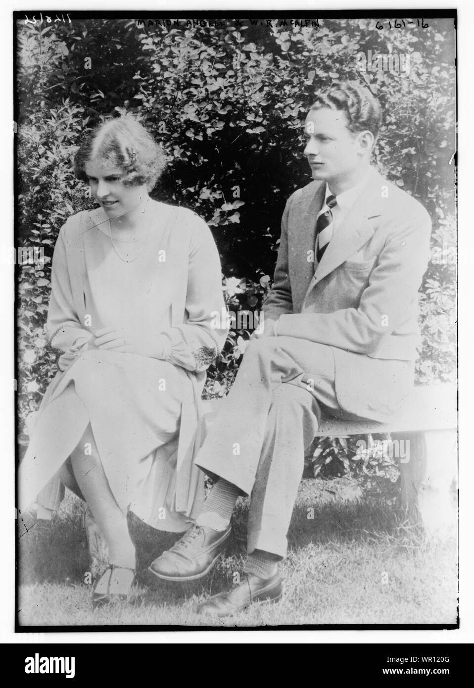 Marion Angell & W.R. AcAlpin Stock Photo - Alamy