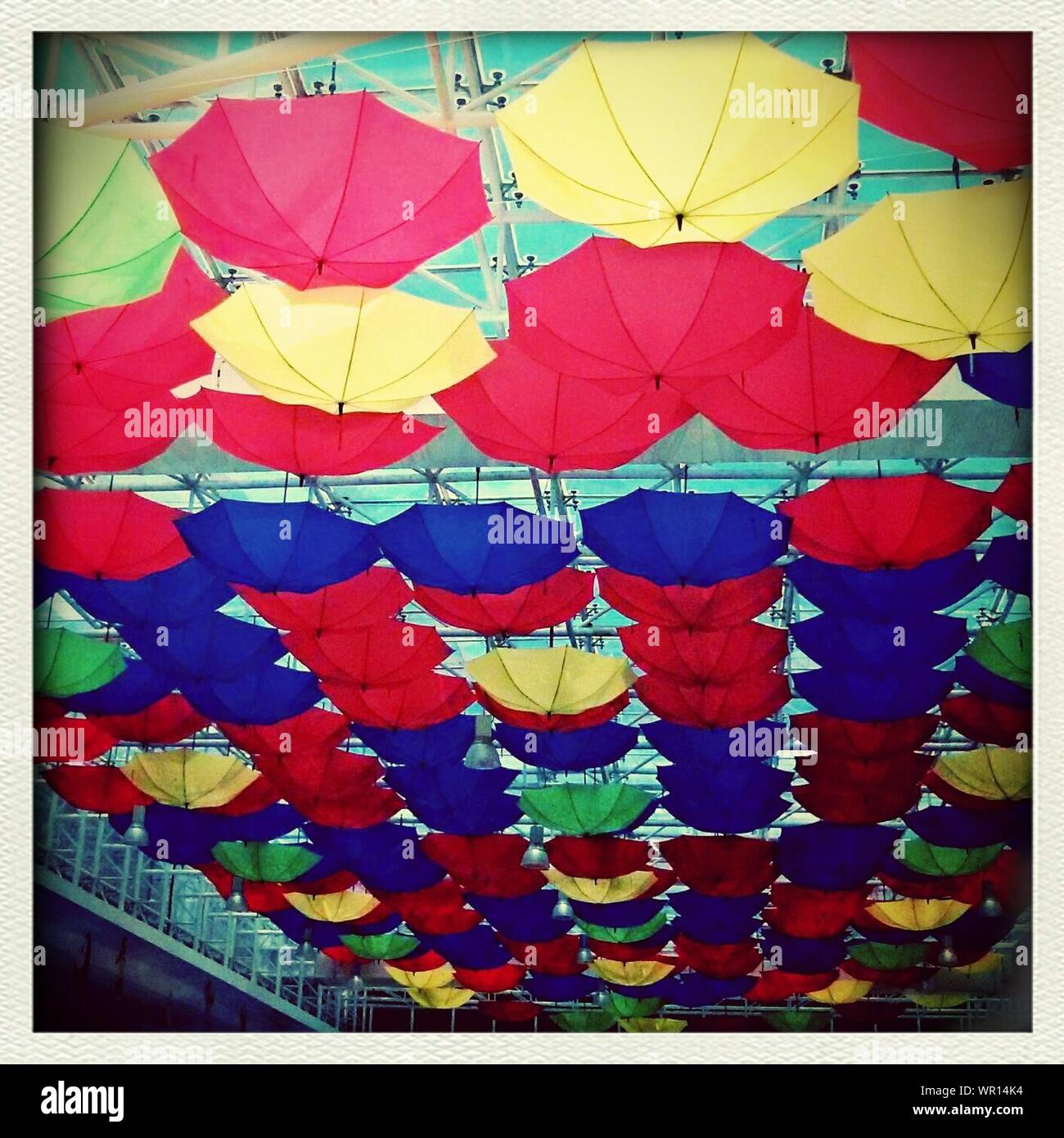 Umbrella hanging from ceiling hi-res stock photography and images - Alamy