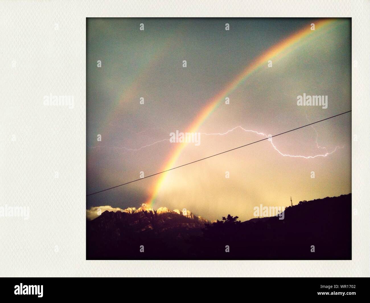 Rainbow storm hi-res stock photography and images - Alamy