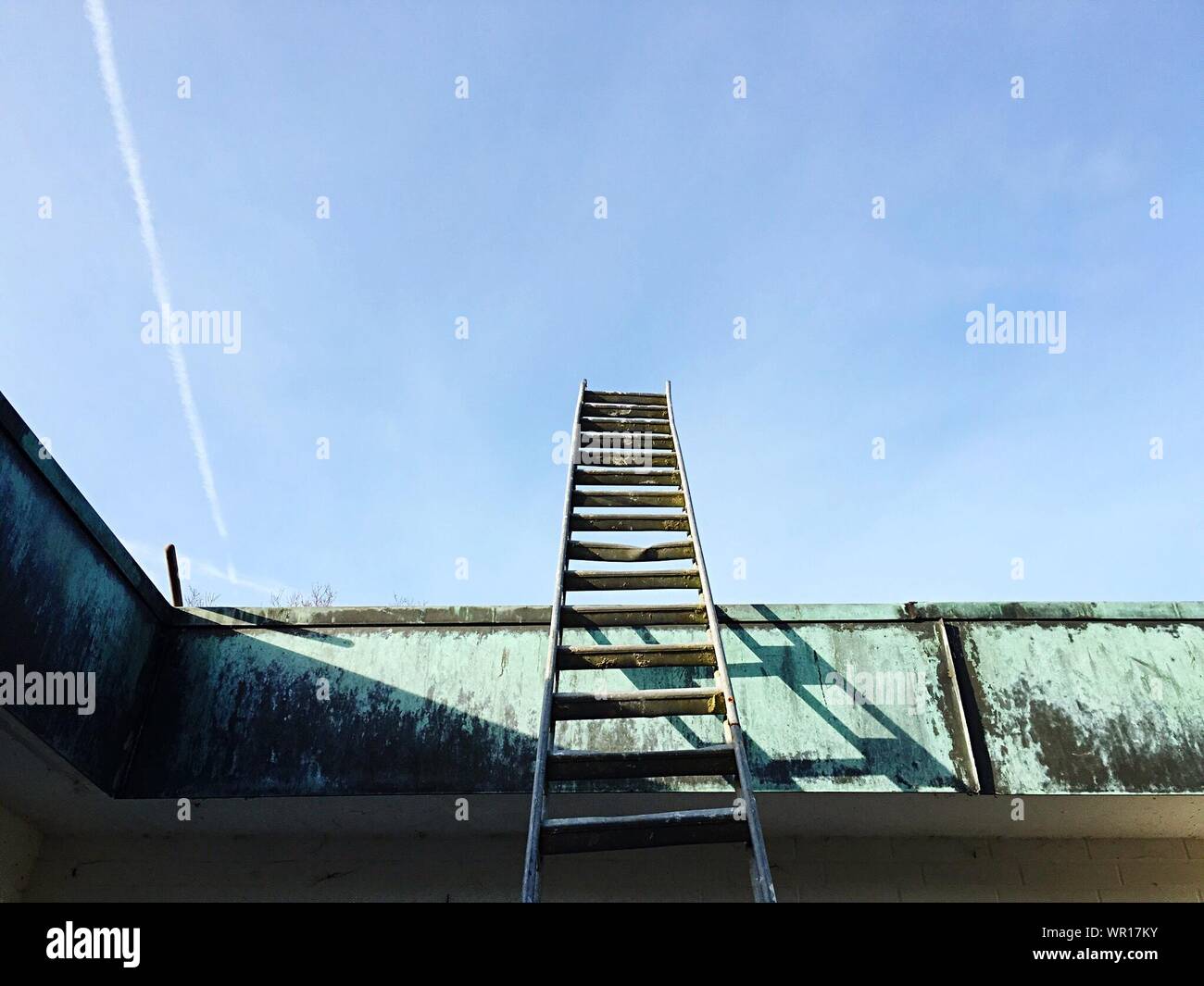 Ladder leaning wall hi-res stock photography and images - Alamy