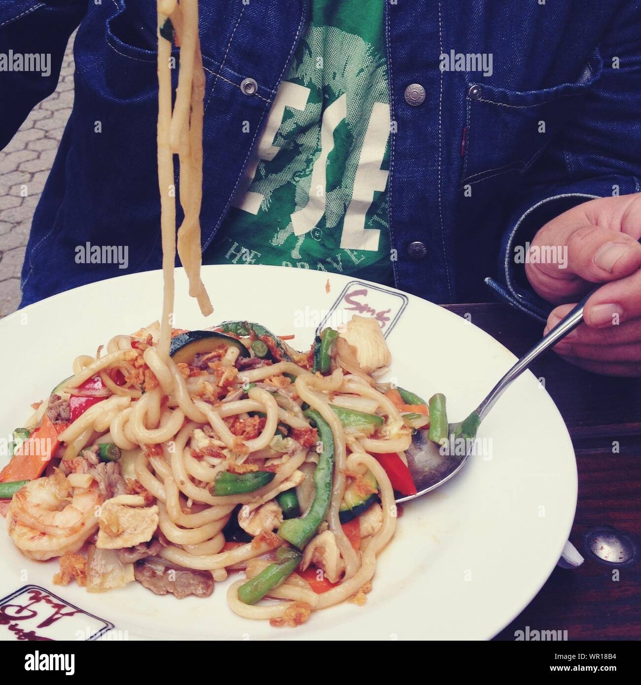 Man Eating Pasta High Resolution Stock Photography and Images - Alamy